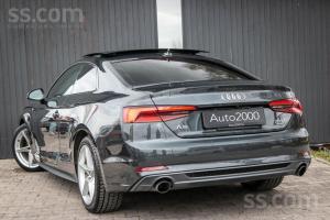 Melns Audi A5 2018 Tukums, ar dzinēja tilpumu 2.00 L un nobraukumu 88 tūkst. km par 21990 €, foto 4 vietnē AUTOMOTO.COM.LV