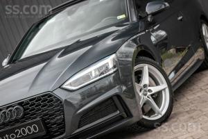 Melns Audi A5 2018 Tukums, ar dzinēja tilpumu 2.00 L un nobraukumu 88 tūkst. km par 21990 €, foto 7 vietnē AUTOMOTO.COM.LV