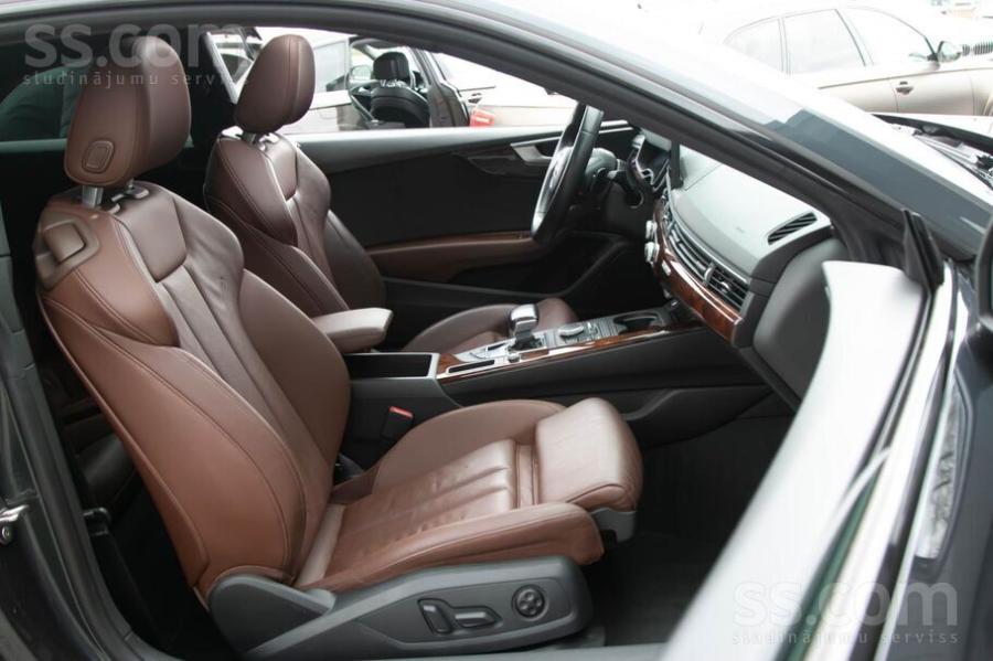 Melns Audi A5 2018 Tukums, ar dzinēja tilpumu 2.00 L un nobraukumu 88 tūkst. km par 21990 €, foto 8 vietnē AUTOMOTO.COM.LV