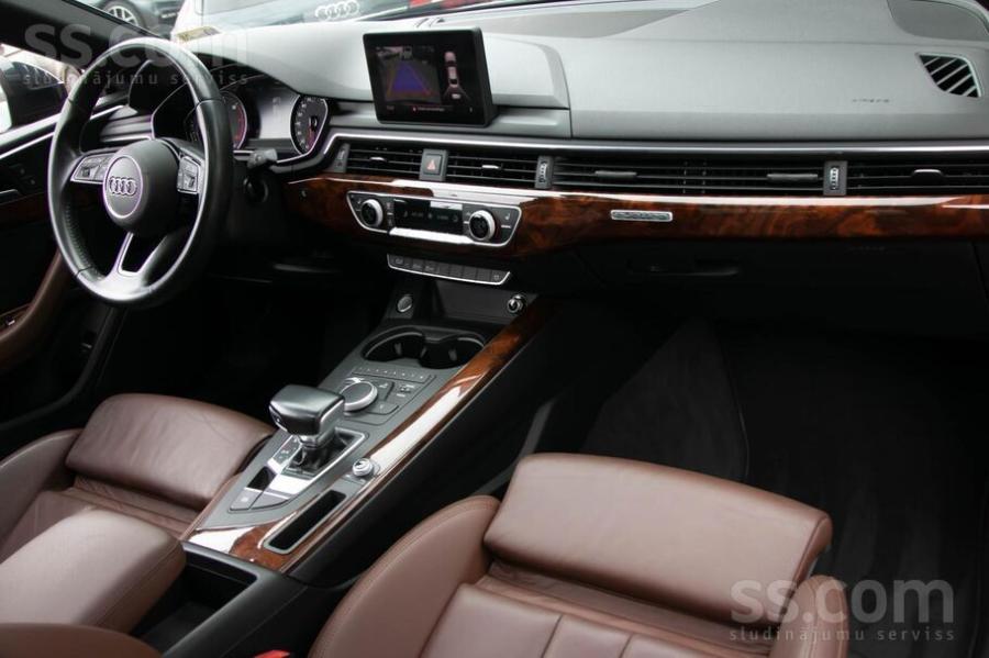 Melns Audi A5 2018 Tukums, ar dzinēja tilpumu 2.00 L un nobraukumu 88 tūkst. km par 21990 €, foto 10 vietnē AUTOMOTO.COM.LV