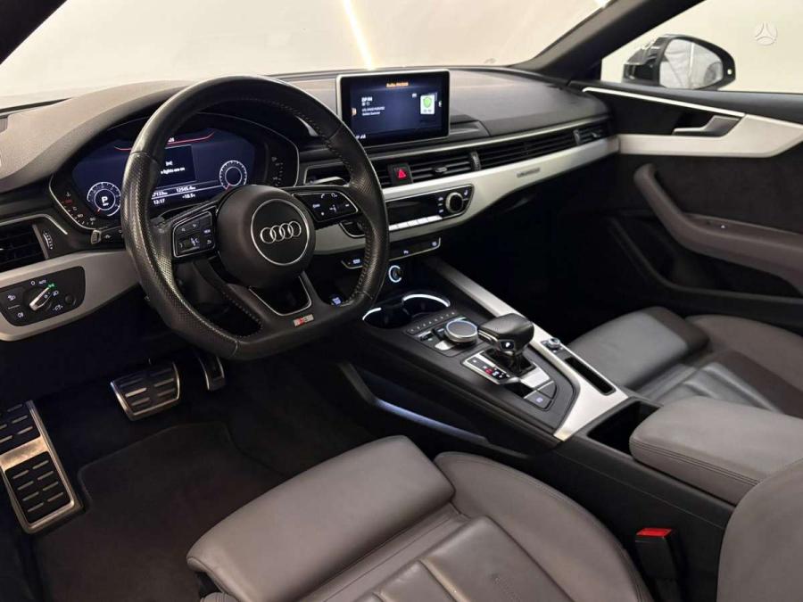 Melns Audi A5 2018 Marijampole, ar dzinēja tilpumu 1.97 L un nobraukumu 337 tūkst. km par 15500 €, foto 3 vietnē AUTOMOTO.COM.LV