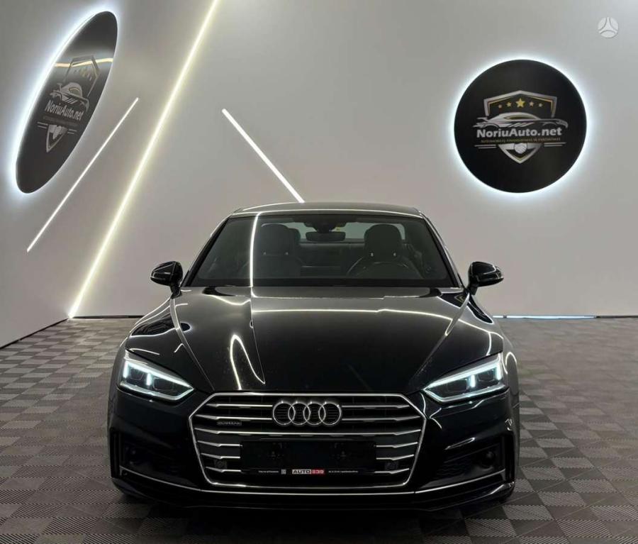 Melns Audi A5 2018 Marijampole, ar dzinēja tilpumu 1.97 L un nobraukumu 337 tūkst. km par 15500 €, foto 6 vietnē AUTOMOTO.COM.LV