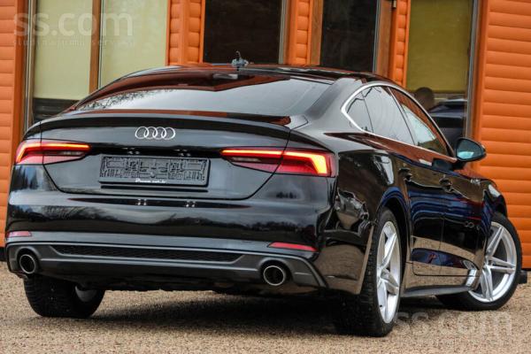 Melns Audi A5 2020 Tukums, ar dzinēja tilpumu 2.00 L un nobraukumu 212 tūkst. km par 17990 €, foto 3 vietnē AUTOMOTO.COM.LV