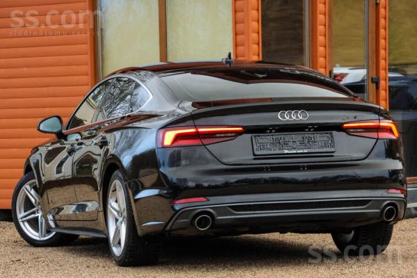 Melns Audi A5 2020 Tukums, ar dzinēja tilpumu 2.00 L un nobraukumu 212 tūkst. km par 17990 €, foto 4 vietnē AUTOMOTO.COM.LV