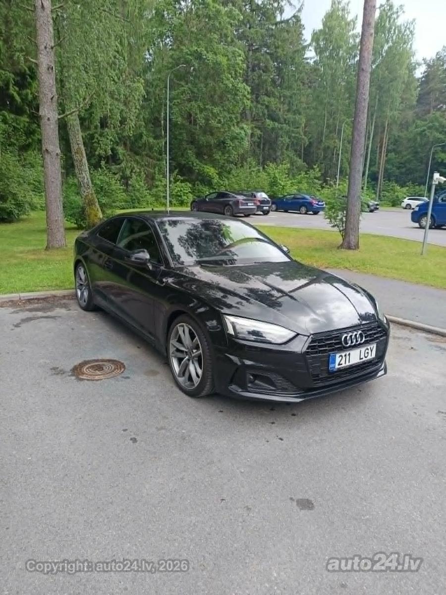 Melns Audi A5 2022 Tallina, ar dzinēja tilpumu 2.00 L un nobraukumu 24 tūkst. km par 31700 €, foto 3 vietnē AUTOMOTO.COM.LV