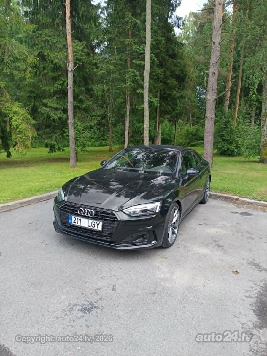 Melns Audi A5 2022 Tallina, ar dzinēja tilpumu 2.00 L un nobraukumu 24 tūkst. km par 31700 €, foto 4 vietnē AUTOMOTO.COM.LV