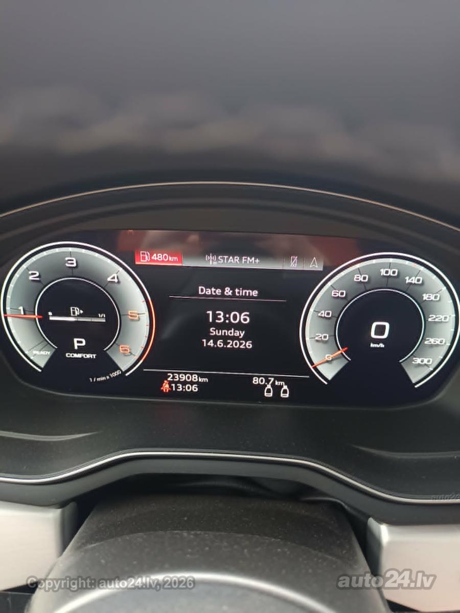 Melns Audi A5 2022 Tallina, ar dzinēja tilpumu 2.00 L un nobraukumu 24 tūkst. km par 31700 €, foto 10 vietnē AUTOMOTO.COM.LV