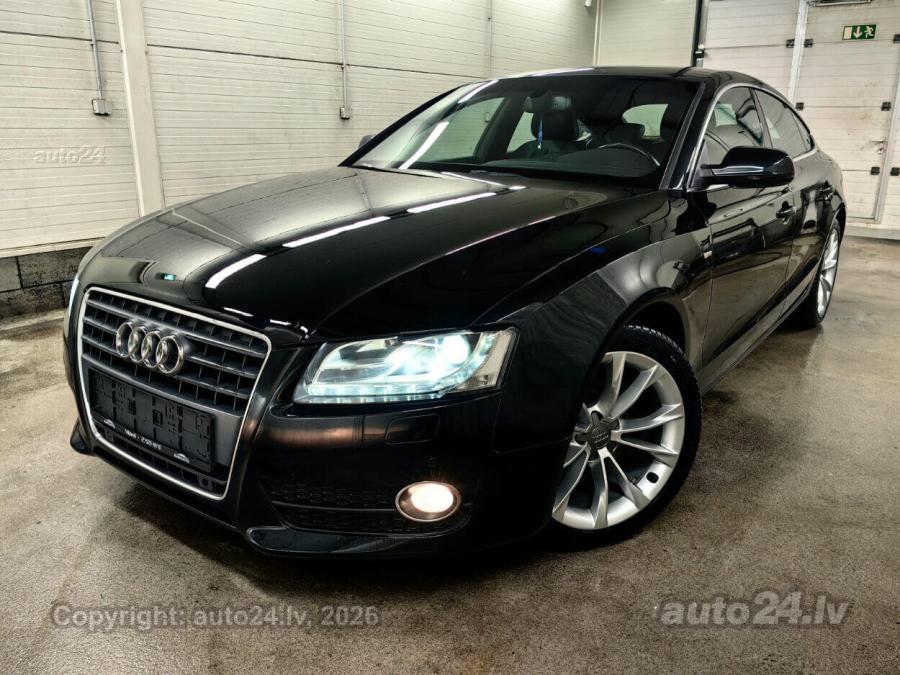Black Audi A5 2009 in Viljandi, with an engine capacity of 2.70 L and mileage of 314 thousand km for 6790 €, photo 1 on AUTOMOTO.COM.LV