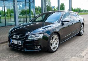 Black Audi A5 2009 in Cesis, with an engine capacity of 3.00 L and mileage of 219 thousand km for 6900 €, photo 3 on AUTOMOTO.COM.LV