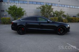 Black Audi A5 2009 in Riga, with an engine capacity of 3.00 L and mileage of 319 thousand km for 7990 €, photo 6 on AUTOMOTO.COM.LV