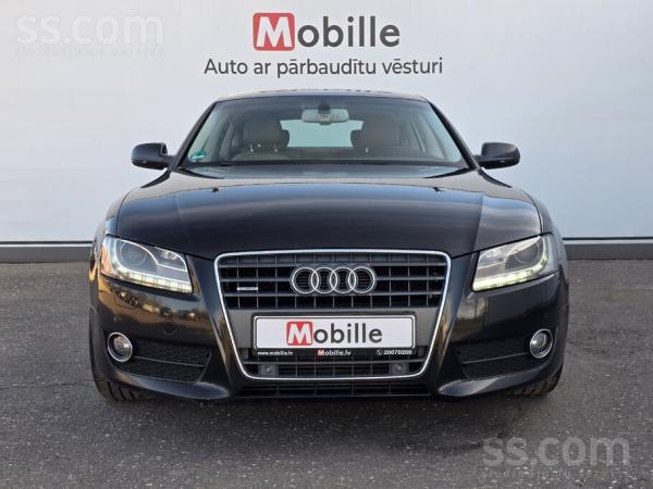 Black Audi A5 2009 in Riga, with an engine capacity of 2.00 L and mileage of 188 thousand km for 8800 €, photo 2 on AUTOMOTO.COM.LV