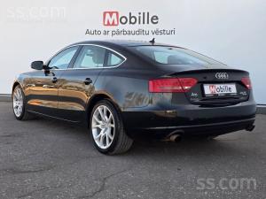 Black Audi A5 2009 in Riga, with an engine capacity of 2.00 L and mileage of 188 thousand km for 8800 €, photo 5 on AUTOMOTO.COM.LV