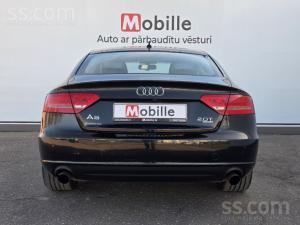 Black Audi A5 2009 in Riga, with an engine capacity of 2.00 L and mileage of 188 thousand km for 8800 €, photo 6 on AUTOMOTO.COM.LV
