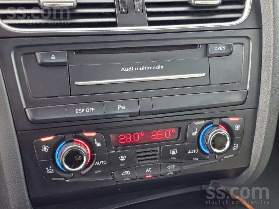 Black Audi A5 2009 in Riga, with an engine capacity of 2.00 L and mileage of 188 thousand km for 8800 €, photo 14 on AUTOMOTO.COM.LV