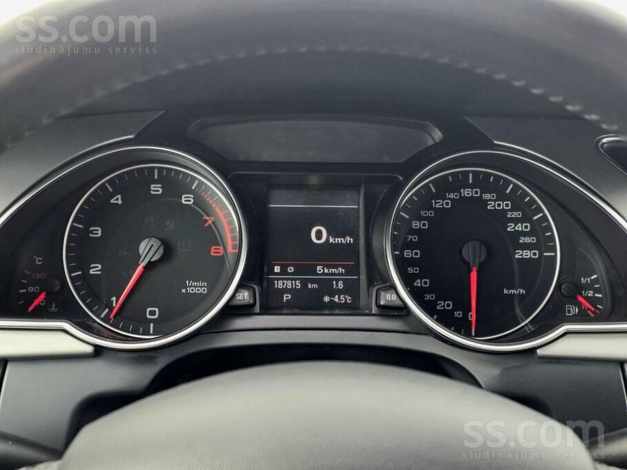Black Audi A5 2009 in Riga, with an engine capacity of 2.00 L and mileage of 188 thousand km for 8800 €, photo 25 on AUTOMOTO.COM.LV