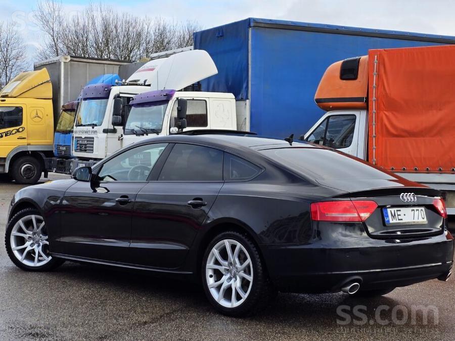 Melns Audi A5 2009 Rīga, ar dzinēja tilpumu 3.00 L un nobraukumu 325 tūkst. km par 10990 €, foto 4 vietnē AUTOMOTO.COM.LV