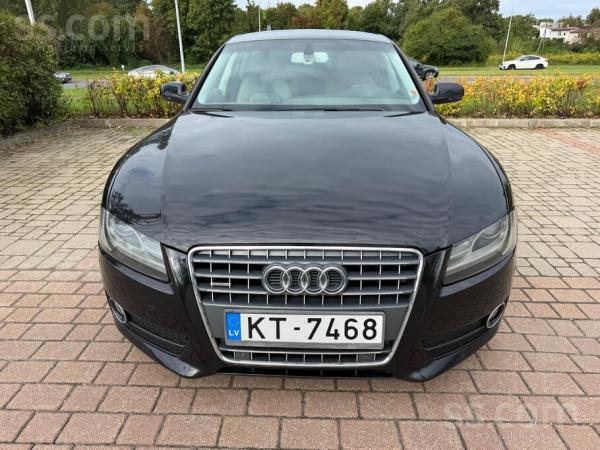 Audi A5 2009 Rīga vietnē Melns Audi A5 2009 Rīga, ar dzinēja tilpumu 2.00 L un nobraukumu 226 tūkst. km par 8700 €, foto 7 vietnē AUTOMOTO.COM.LV