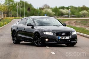 Black Audi A5 2010 in Liepaja, with an engine capacity of 2.00 L and mileage of 283 thousand km for 8800 €, photo  on AUTOMOTO.COM.LV