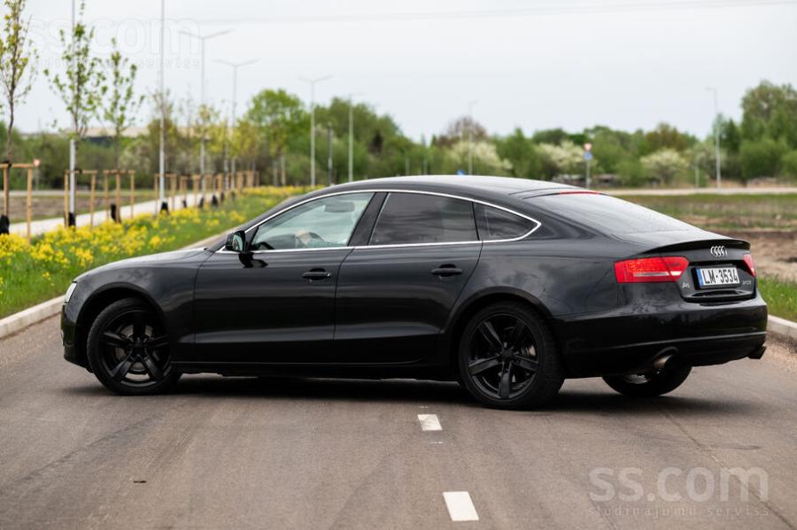 Melns Audi A5 2010 Liepāja, ar dzinēja tilpumu 2.00 L un nobraukumu 283 tūkst. km par 8800 €, foto 6 vietnē AUTOMOTO.COM.LV