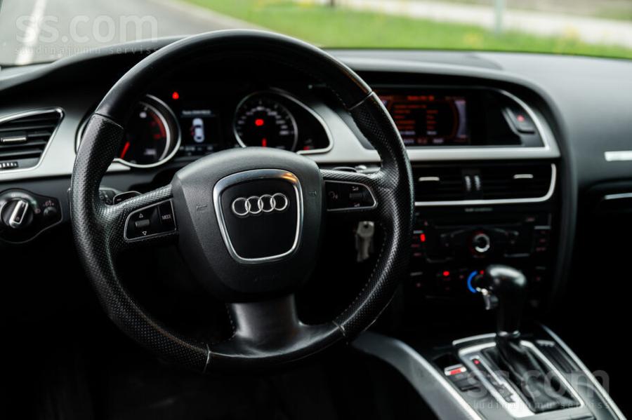 Melns Audi A5 2010 Liepāja, ar dzinēja tilpumu 2.00 L un nobraukumu 283 tūkst. km par 8800 €, foto 12 vietnē AUTOMOTO.COM.LV