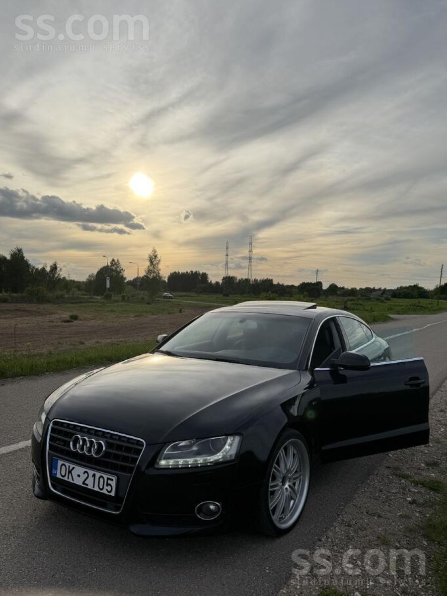 Black Audi A5 2010 in Daugavpils, with an engine capacity of 2.70 L and mileage of 306 thousand km for 7100 €, photo 9 on AUTOMOTO.COM.LV