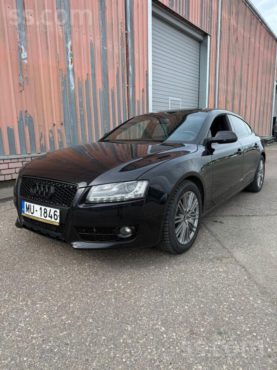 Black Audi A5 2010 in Riga, with an engine capacity of 3.00 L and mileage of 0 thousand km for 7500 €, photo 1 on AUTOMOTO.COM.LV