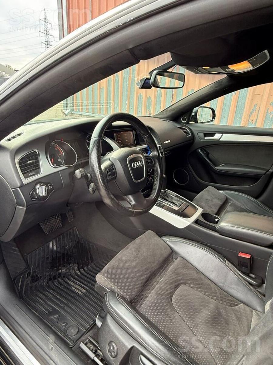 Black Audi A5 2010 in Riga, with an engine capacity of 3.00 L and mileage of 0 thousand km for 7500 €, photo 11 on AUTOMOTO.COM.LV