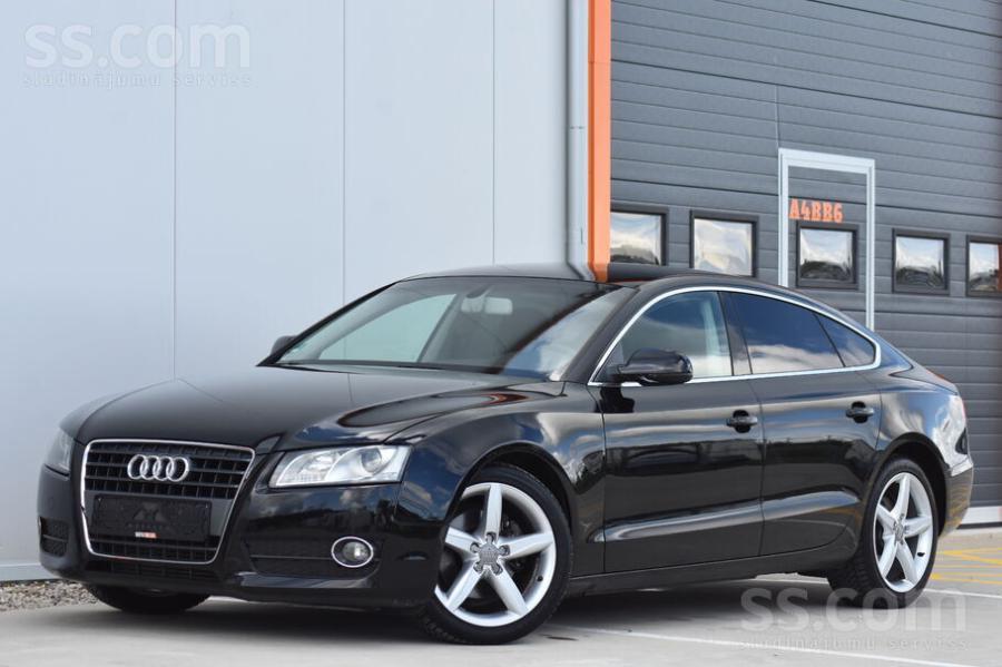 Black Audi A5 2010 in Riga, with an engine capacity of 2.00 L and mileage of 233 thousand km for 6250 €, photo 1 on AUTOMOTO.COM.LV
