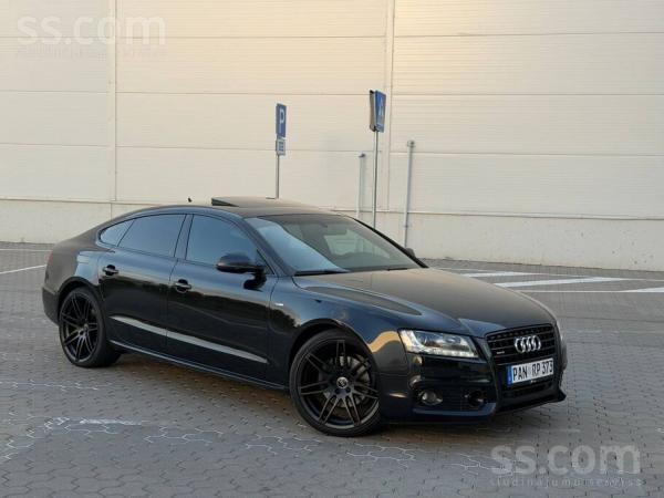 Black Audi A5 2010 in Riga, with an engine capacity of 3.00 L and mileage of 0 thousand km for 9500 €, photo 6 on AUTOMOTO.COM.LV