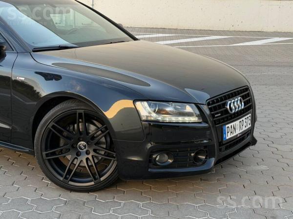 Black Audi A5 2010 in Riga, with an engine capacity of 3.00 L and mileage of 0 thousand km for 9500 €, photo 8 on AUTOMOTO.COM.LV