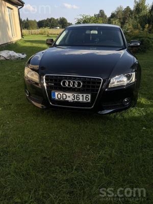 Black Audi A5 2010 in Riga, with an engine capacity of 3.00 L and mileage of 276 thousand km for 8500 €, photo  on AUTOMOTO.COM.LV