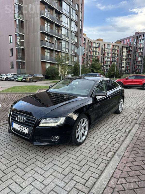 Black Audi A5 2010 in Riga, with an engine capacity of 2.70 L and mileage of 393 thousand km for 10250 €, photo 1 on AUTOMOTO.COM.LV