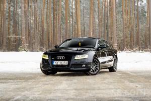 Black Audi A5 2011 in Riga, with an engine capacity of 3.00 L and mileage of 285 thousand km for 8990 €, photo  on AUTOMOTO.COM.LV