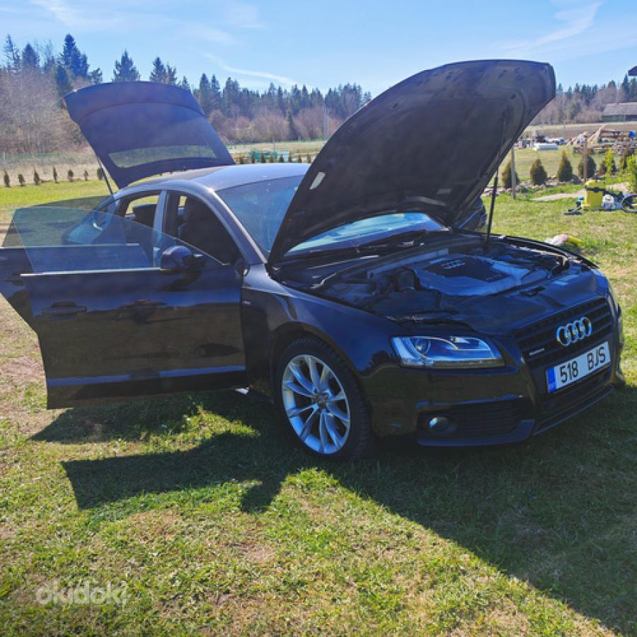 Black Audi A5 2011 in Tallinn, with an engine capacity of 0.00 L and mileage of 260 thousand km for 9500 €, photo 4 on AUTOMOTO.COM.LV