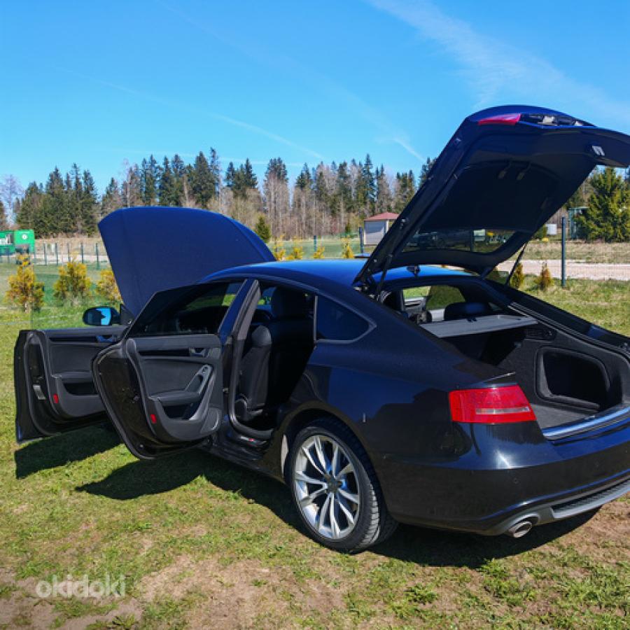 Black Audi A5 2011 in Tallinn, with an engine capacity of 0.00 L and mileage of 260 thousand km for 9500 €, photo 8 on AUTOMOTO.COM.LV