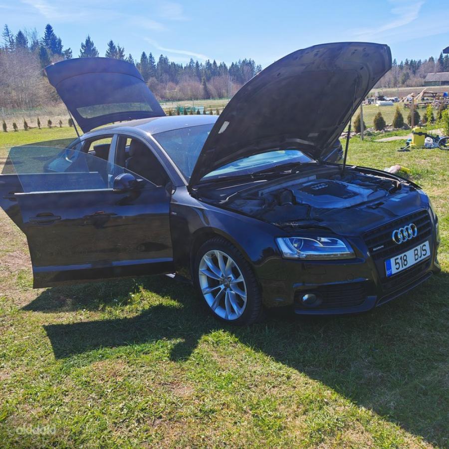 Black Audi A5 2011 in Tallinn, with an engine capacity of 0.00 L and mileage of 260 thousand km for 9500 €, photo 16 on AUTOMOTO.COM.LV
