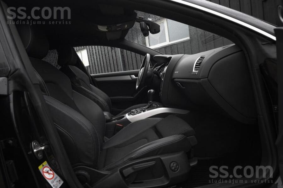 Black Audi A5 2011 in Riga, with an engine capacity of 2.00 L and mileage of 261 thousand km for 10250 €, photo 8 on AUTOMOTO.COM.LV