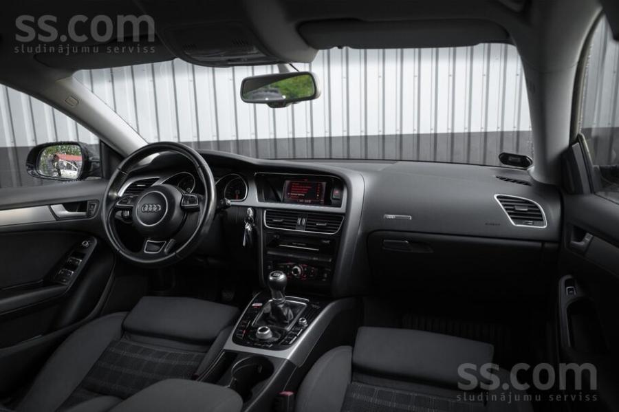 Melns Audi A5 2012 Talsi, ar dzinēja tilpumu 2.00 L un nobraukumu 267 tūkst. km par 9990 €, foto 8 vietnē AUTOMOTO.COM.LV