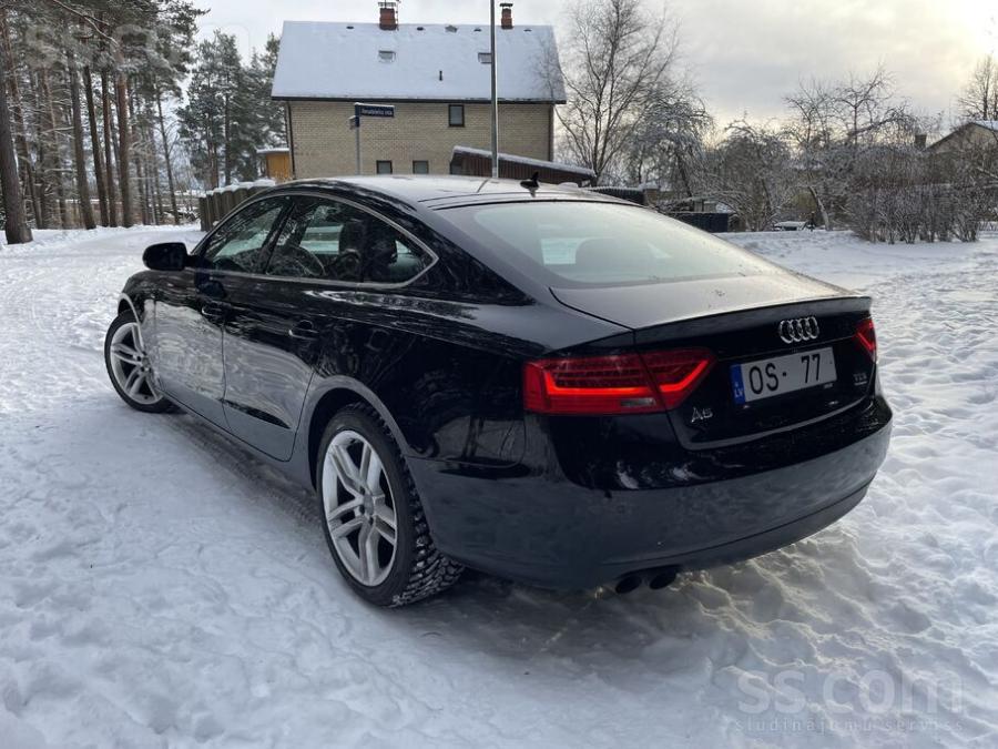 Black Audi A5 2012 in Ogre, with an engine capacity of 2.00 L and mileage of 230 thousand km for 9100 €, photo 7 on AUTOMOTO.COM.LV