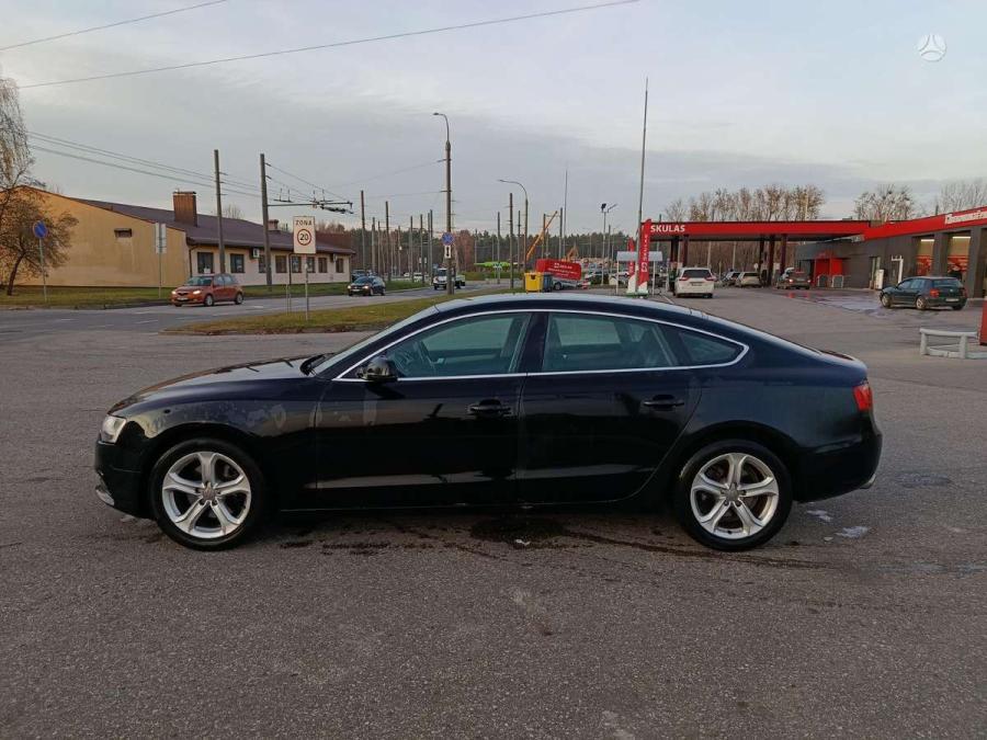 Black Audi A5 2012 in Kaunas, with an engine capacity of 1.80 L and mileage of 183 thousand km for 4800 €, photo 6 on AUTOMOTO.COM.LV