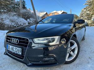 Melns Audi A5 2012 Viļņa, ar dzinēja tilpumu 1.97 L un nobraukumu 220 tūkst. km par 10550 €, foto  vietnē AUTOMOTO.COM.LV
