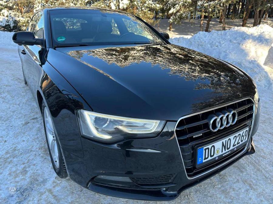 Melns Audi A5 2012 Viļņa, ar dzinēja tilpumu 1.97 L un nobraukumu 220 tūkst. km par 10550 €, foto 15 vietnē AUTOMOTO.COM.LV