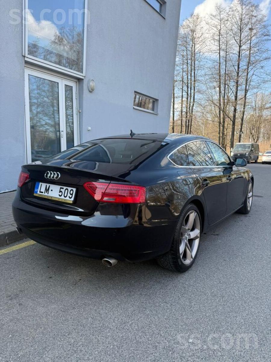 Black Audi A5 2012 in Riga, with an engine capacity of 3.00 L and mileage of 0 thousand km for 7500 €, photo 5 on AUTOMOTO.COM.LV