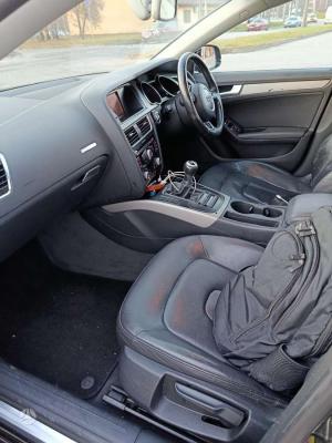 Black Audi A5 2012 in Kaunas, with an engine capacity of 1.80 L and mileage of 183 thousand km for 4000 €, photo 11 on AUTOMOTO.COM.LV
