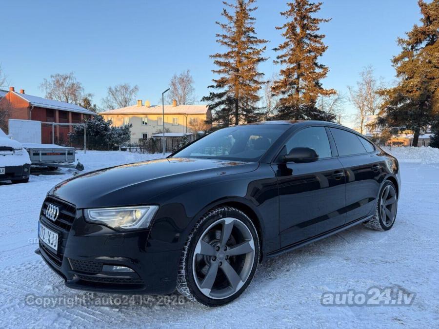 Black Audi A5 2013 in Tartu, with an engine capacity of 2.00 L and mileage of 215 thousand km for 9500 €, photo 4 on AUTOMOTO.COM.LV