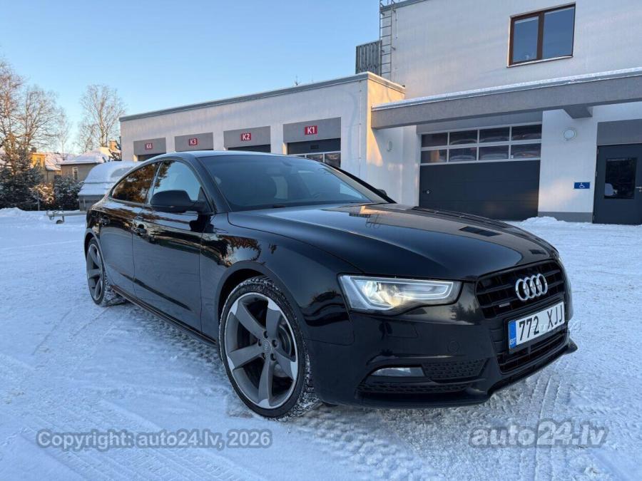 Black Audi A5 2013 in Tartu, with an engine capacity of 2.00 L and mileage of 215 thousand km for 9500 €, photo 5 on AUTOMOTO.COM.LV