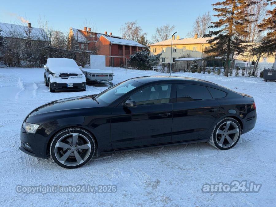 Black Audi A5 2013 in Tartu, with an engine capacity of 2.00 L and mileage of 215 thousand km for 9500 €, photo 7 on AUTOMOTO.COM.LV