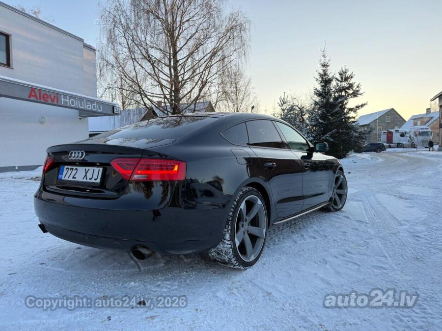 Black Audi A5 2013 in Tartu, with an engine capacity of 2.00 L and mileage of 215 thousand km for 9500 €, photo 11 on AUTOMOTO.COM.LV