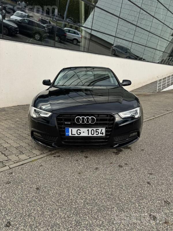 Black Audi A5 2013 in Riga, with an engine capacity of 3.00 L and mileage of 201 thousand km for 10500 €, photo 3 on AUTOMOTO.COM.LV