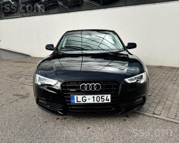 Black Audi A5 2013 in Riga, with an engine capacity of 3.00 L and mileage of 201 thousand km for 10500 €, photo 5 on AUTOMOTO.COM.LV